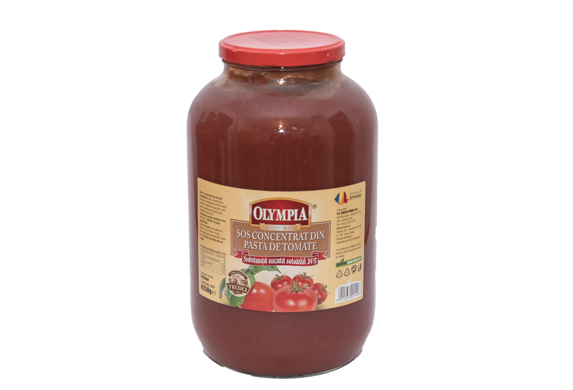 Sos concentrat din pasta de tomate 14% B4250ml - Contec Foods