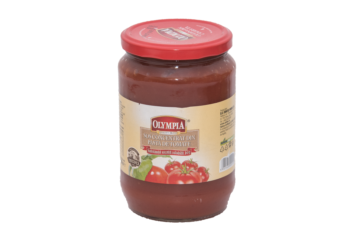 Sos concentrat din pasta de tomate 14% B314ml - Contec Foods